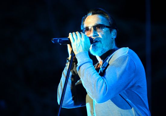 French Singers Florent Pagny Performs During Editorial Stock Photo ...