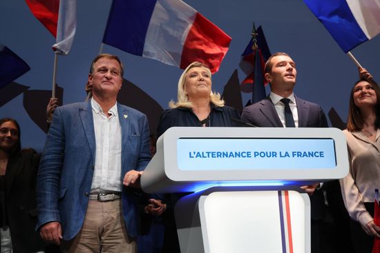 Louis Alliot Marine Le Pen Jordan Editorial Stock Photo - Stock Image ...