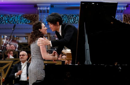 Israeli Pianist Alexandra Segal L Reacts Editorial Stock Photo - Stock ...