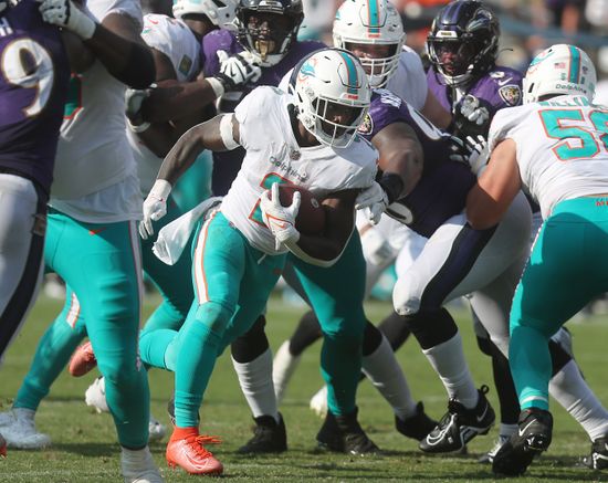 Miami Dolphins Rb Chase Edmonds 2 Editorial Stock Photo - Stock Image ...