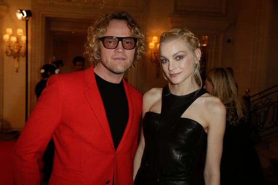 Peter Dudas Jessica Stam Attending Paris Editorial Stock Photo - Stock ...