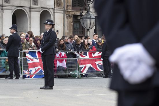 Police Officers Formal Attire Stand Near Editorial Stock Photo - Stock ...