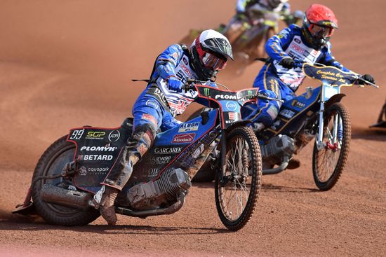 Dan Bewley Leads Kyle Howarth During Editorial Stock Photo - Stock ...
