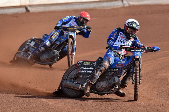 Dan Bewley Leads Kyle Howarth During Editorial Stock Photo - Stock ...