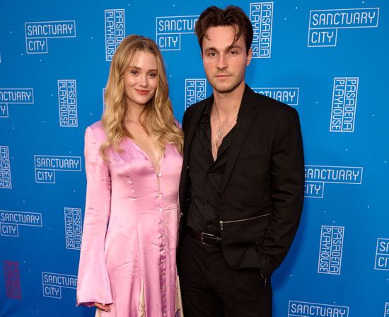Virginia Gardner Jed Elliot Editorial Stock Photo Stock Image