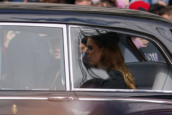 Princess Beatrice Car State Funeral Queen Editorial Stock Photo - Stock ...