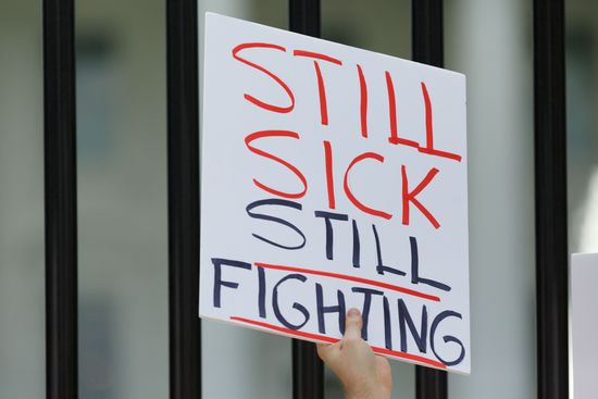 Demonstrators Millions Missing Organization Gather Outside Editorial ...