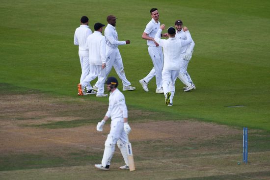Nathan Gilchrist Kent Teammates Celebrate Wicket Editorial Stock Photo ...