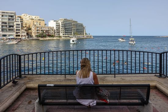 General View Spinola Bay Mounth Seen Editorial Stock Photo - Stock ...