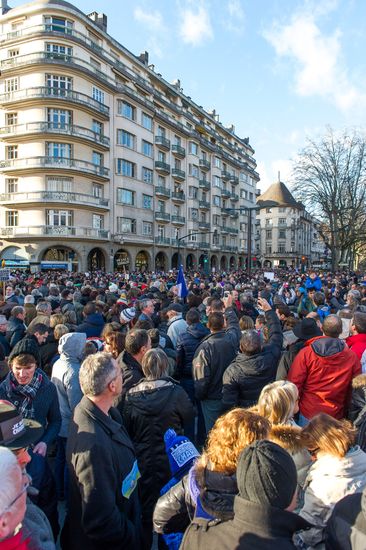 Around 30000 People Took Streets Show Editorial Stock Photo - Stock ...