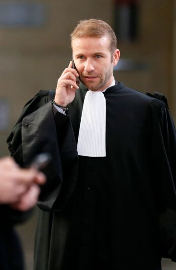 Lawyer Nicolas Hucmorel Leaving Court Justice Editorial Stock Photo ...