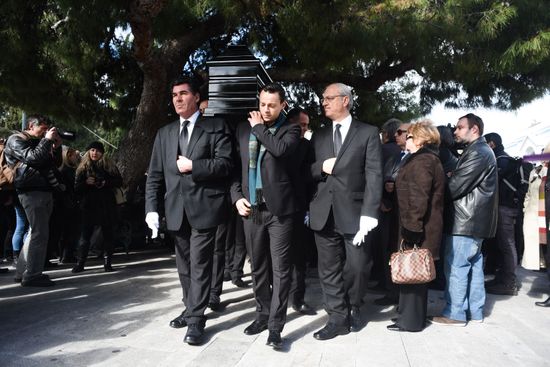 Funeral Greek Singer Demis Roussos Athens Editorial Stock Photo - Stock ...