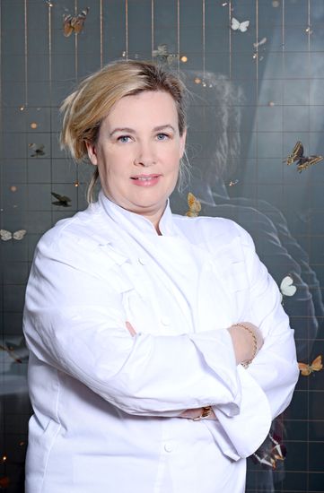 Star Chef Helene Darroze Kitchens Her Editorial Stock Photo Stock