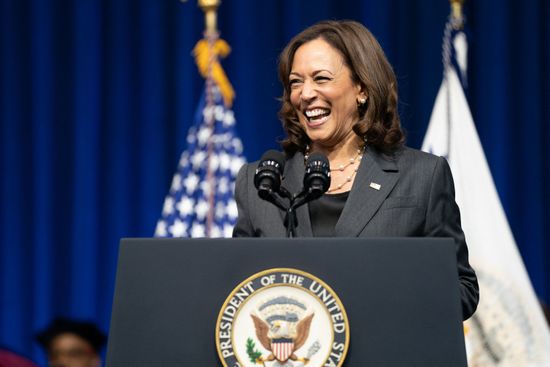 United States Vice President Kamala Harris Editorial Stock Photo ...