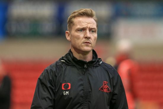 Gary Mcsheffrey Manager Doncaster Rovers During Editorial Stock Photo ...