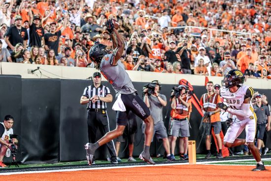 Oklahoma State Wide Receiver Talyn Shettron Editorial Stock Photo ...