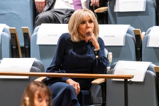 Brigitte Macron First Lady French Republic Editorial Stock Photo ...