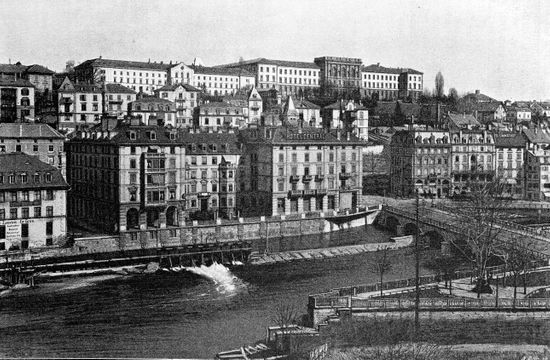 Polytechnic Zurich Switzerland Photo 1895 Digitally Editorial Stock ...