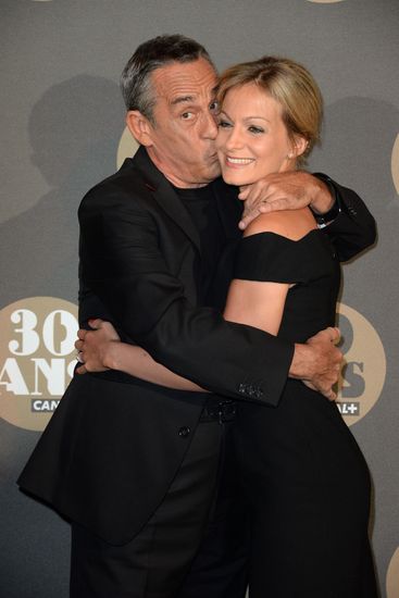 Thierry Ardisson His Wife Audrey Attending Editorial Stock Photo ...