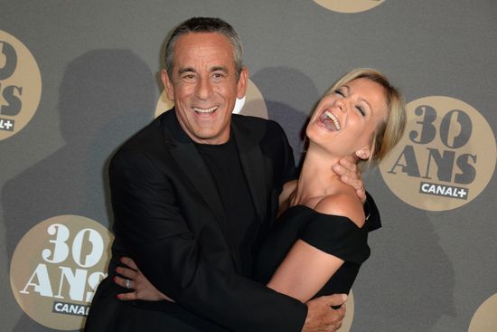 Thierry Ardisson His Wife Audrey Attending Editorial Stock Photo ...