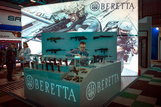 Italian Small Arms Manufacturer Beretta On Editorial Stock Photo ...