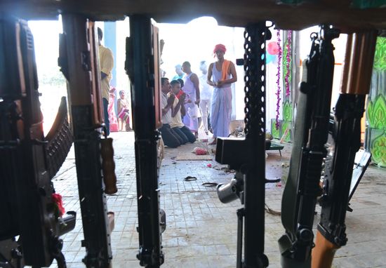 Priest Blessing Weapons Belonging Tsr 2nd Editorial Stock Photo - Stock ...