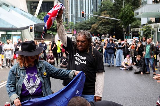 Aboriginal Activist Wayne Wharton C Seen Editorial Stock Photo - Stock ...