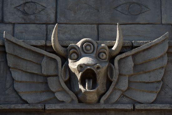 View Temple Moloch Inspired By 1914 Editorial Stock Photo - Stock Image ...