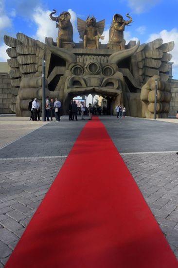 View Temple Moloch Inspired By 1914 Editorial Stock Photo - Stock Image ...