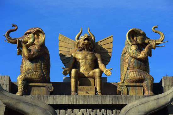 View Temple Moloch Inspired By 1914 Editorial Stock Photo - Stock Image ...