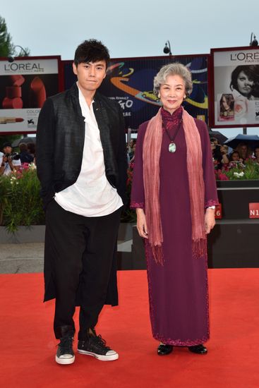 Actor Qin Hao Actress Lu Zhong Editorial Stock Photo - Stock Image ...