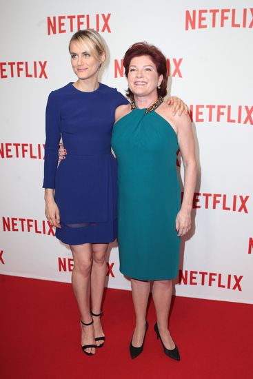 Taylor Schilling Kate Mulgrew Attending Netflix Editorial Stock Photo ...