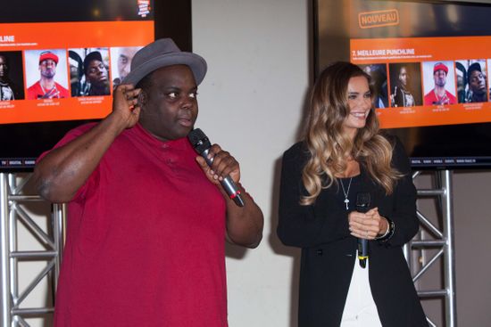 Issa Doumbia Clara Morgane Attending Press Editorial Stock Photo ...