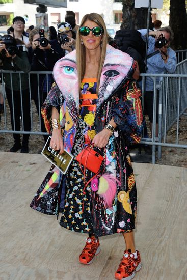 Anna Dello Russo Wearing Arora Attending Editorial Stock Photo - Stock ...