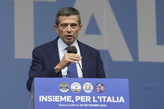 Maurizio Lupi Speaks Rally Closing Election Editorial Stock Photo ...