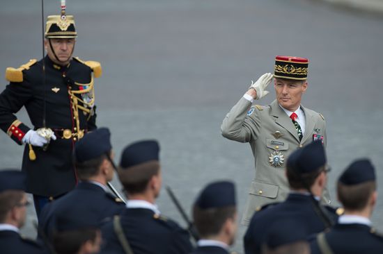 General Bruno Dary General Charpentier Attend Editorial Stock Photo ...