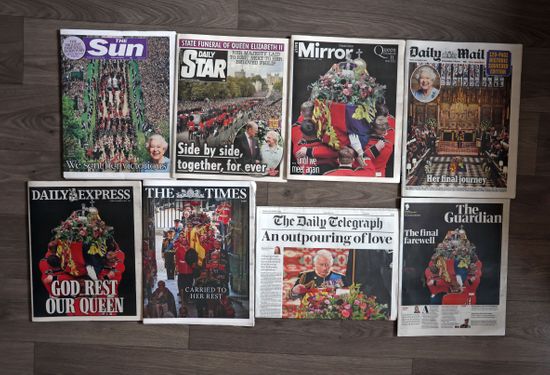 National Newspaper Front Pages Day After Editorial Stock Photo - Stock ...