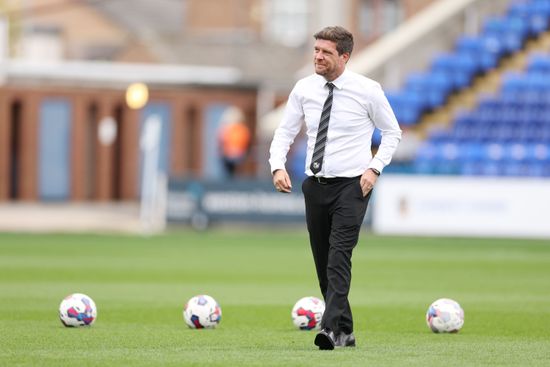 Darrell Clarke Manager Port Vale Editorial Stock Photo - Stock Image ...