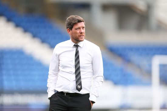 Darrell Clarke Manager Port Vale Editorial Stock Photo - Stock Image ...