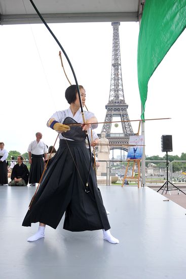 Demonstration Kyudo Japanese Martial Art Form Editorial Stock Photo ...