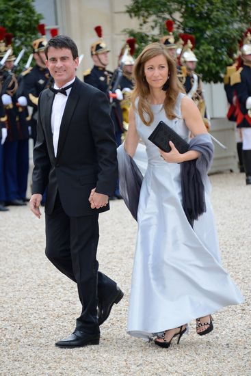 Manuel Valls His Wife Anne Gravoin Editorial Stock Photo - Stock Image ...