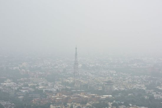 Mild Haze Engulfs Noida Following Rain Editorial Stock Photo - Stock ...