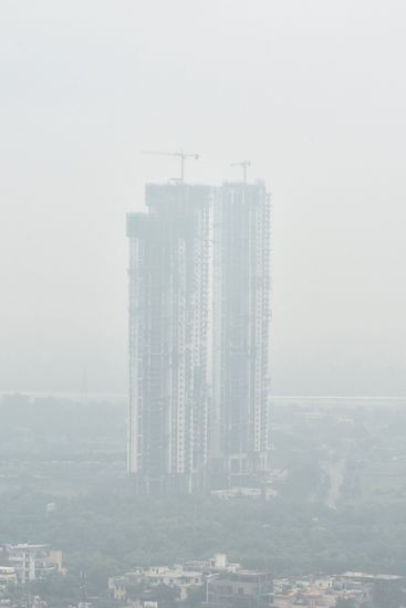 Mild Haze Engulfs Noida Following Rain Editorial Stock Photo - Stock ...