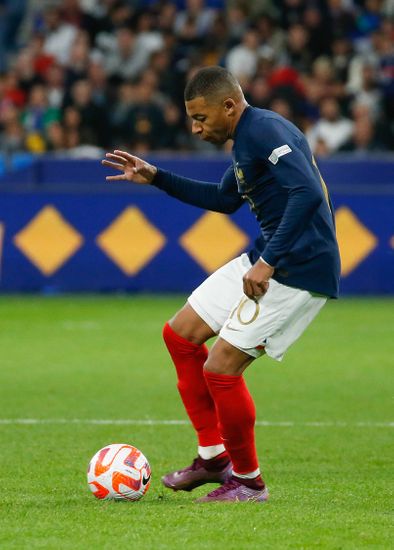 Frances Forward Kylian Mbappe Action During Editorial Stock Photo ...