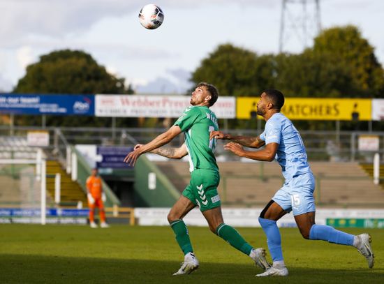 Charlie Wakefield Yeovil Town Challenges Ball Editorial Stock Photo ...