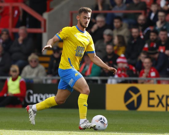 Torquay United Player Dan Martin Ball Editorial Stock Photo - Stock ...