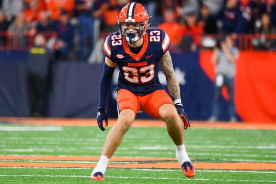 Syracuse Orange Defensive Back Justin Barron Editorial Stock Photo ...