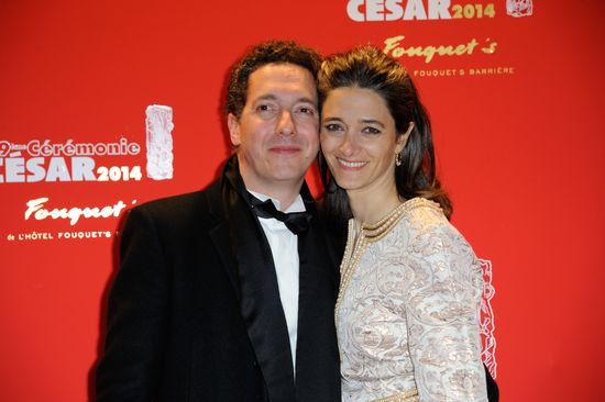 Guillaume Gallienne His Wife Amandine Arriving Editorial Stock Photo ...