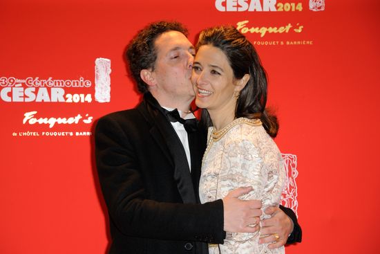 Guillaume Gallienne His Wife Amandine Arriving Editorial Stock Photo ...