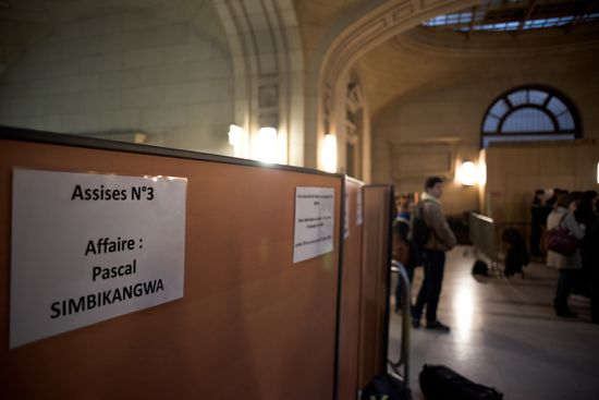 Attorney Answers Journalists Questions Paris France Editorial Stock ...